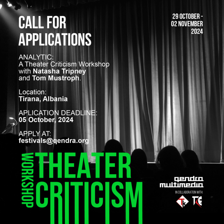 Qendra Multimedia | DEADLINE EXTENDED: CALL FOR PARTICIPANTS – Analytic ...